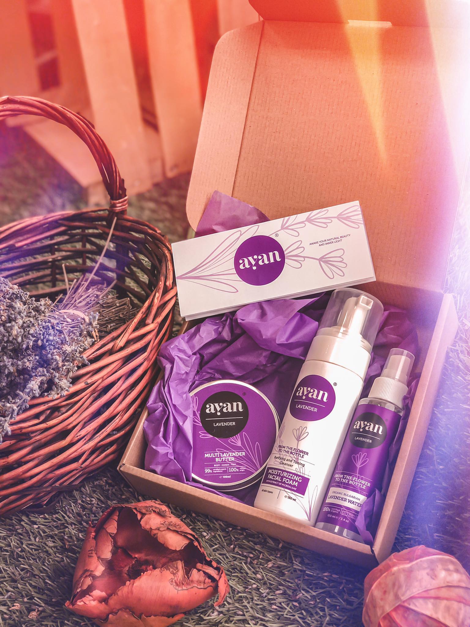 Лавандулова вода Органик - AYAN - Odonata Cosmetics