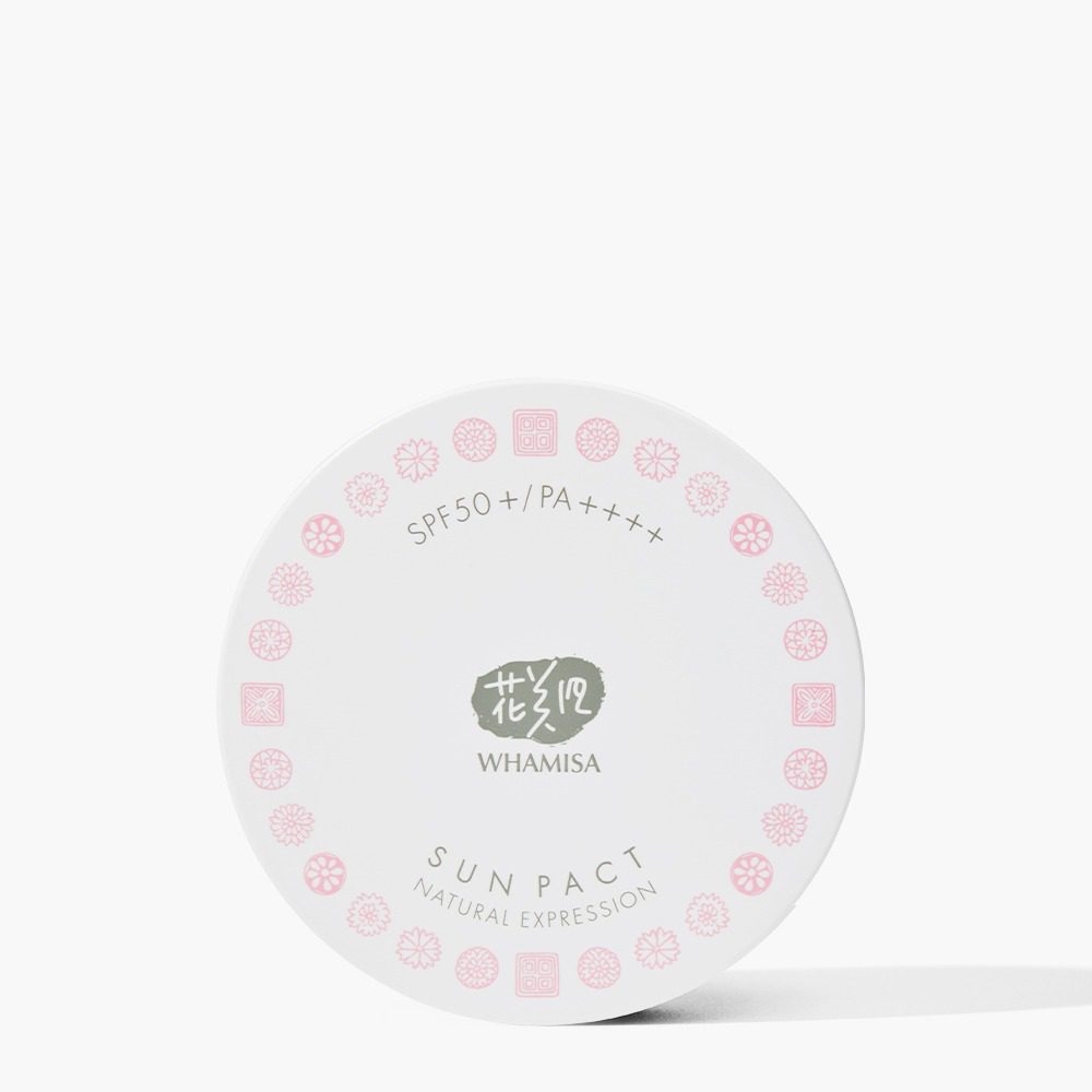 Натурална слънцезащита Whamisa Sun Pact Natural Expression SPF 50+ и PA ...
